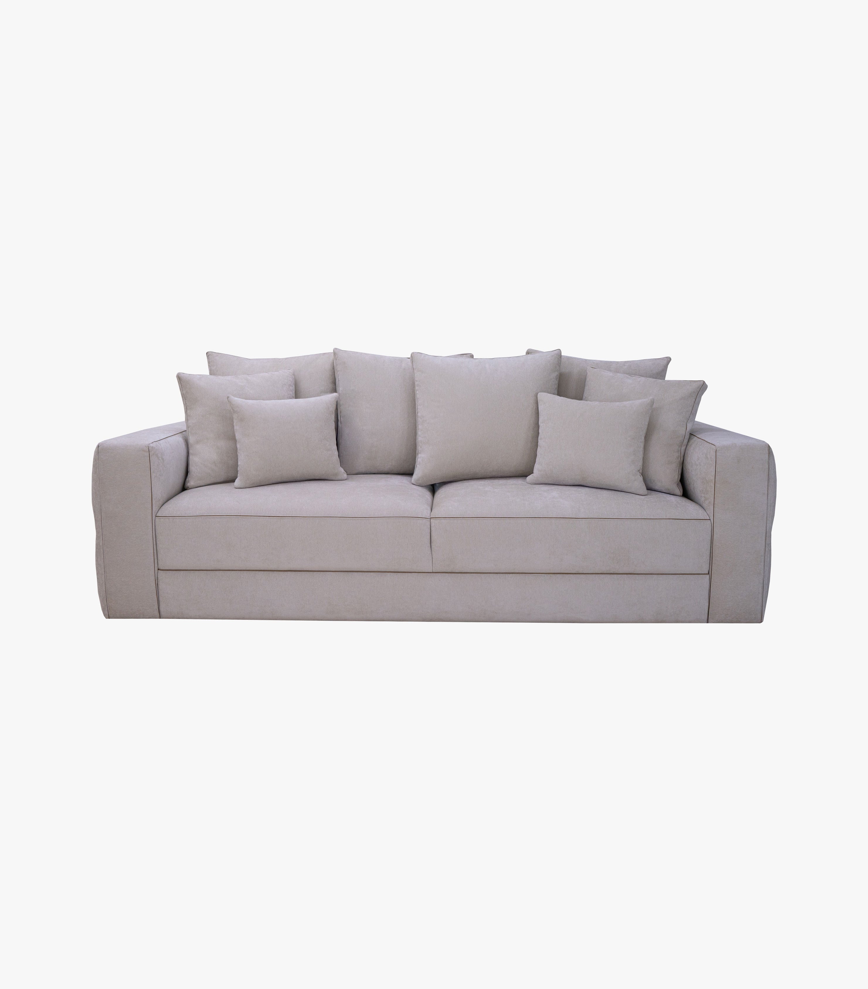 Sofá Carenza de tela color gris – Avanti Muebles