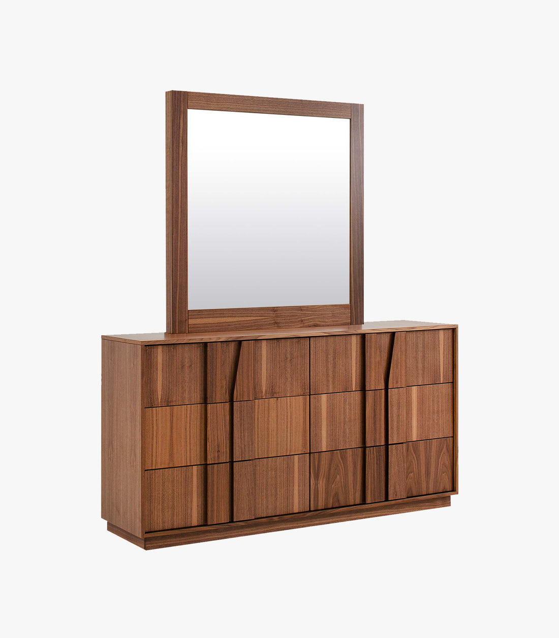 Cómoda Con Espejo Briva De Madera Color Café